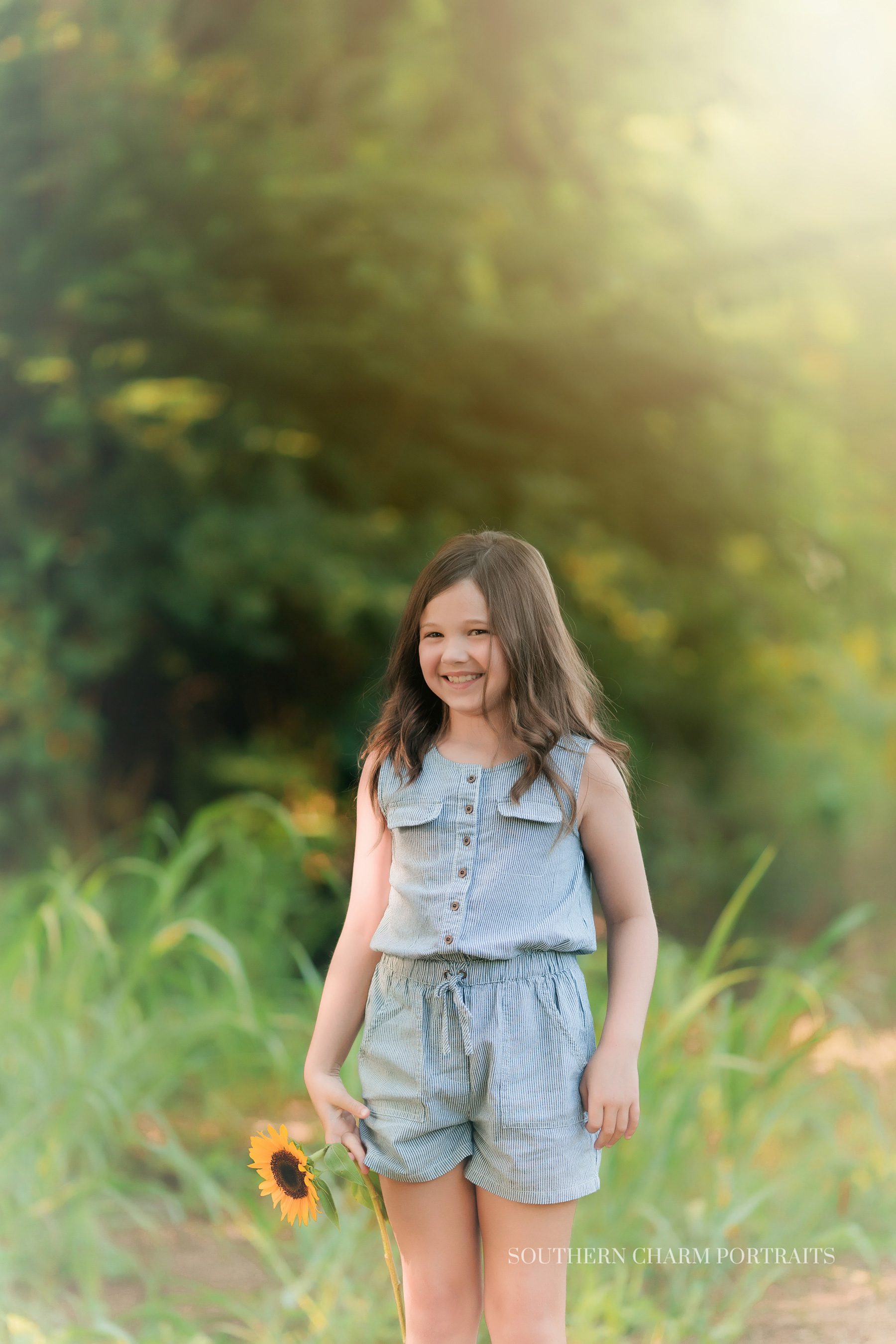 Elizabeth's Sunflower Mini Session - Photographer in West Knoxville, TN ...